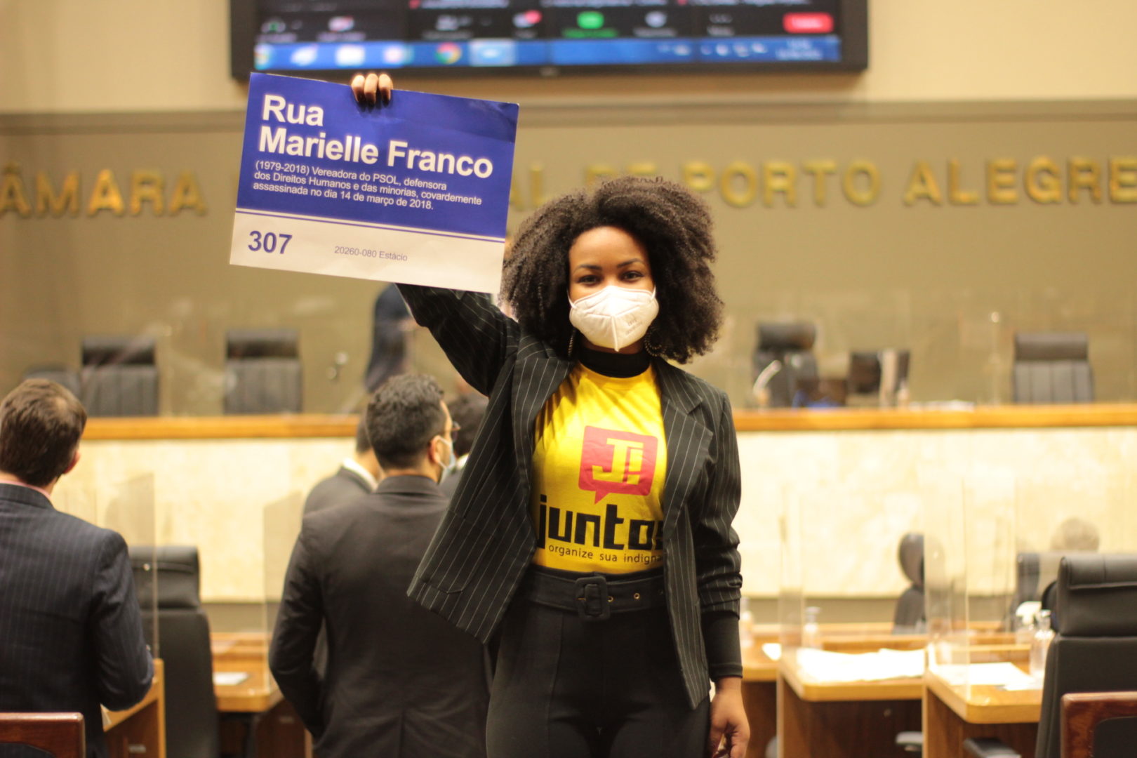 Fran Rodrigues assume mandato antirracista em Porto Alegre | Juntos!